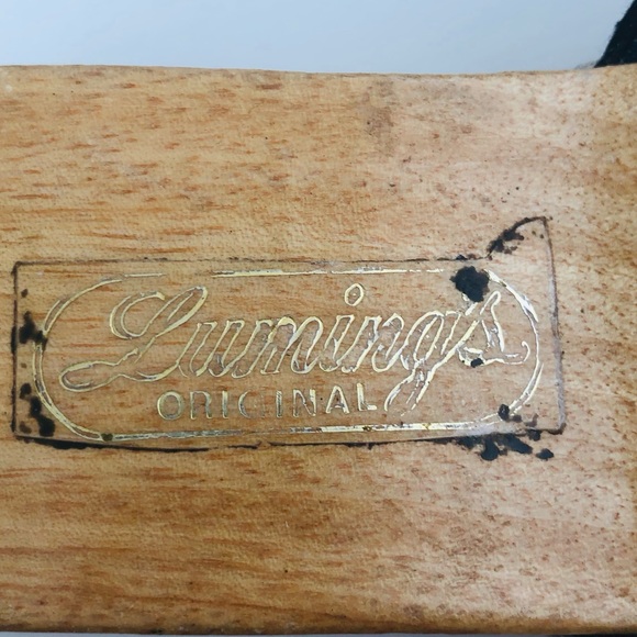 Vintage | Shoes | Vintage Beaded Carved Wood Heel Cutout Sandals Bakya ...